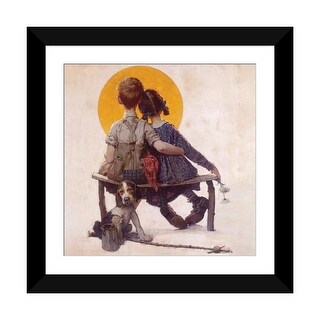 iCanvas "Boy And Girl Gazing At Moon" by Norman Rockwell - Bed Bath & Beyond - 37621717